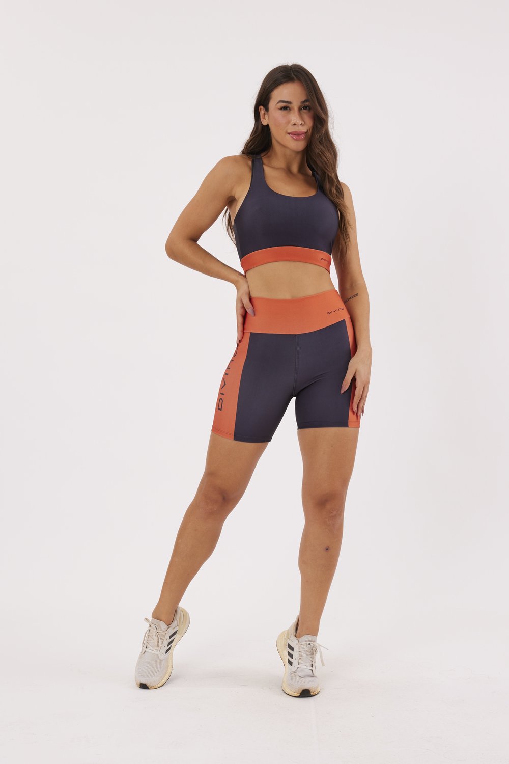 Bermuda Color Block Orange